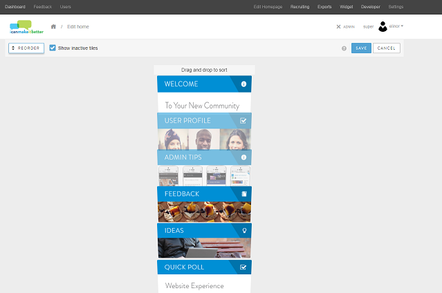 Add and Edit Homepage Tiles – icanmakeitbetter